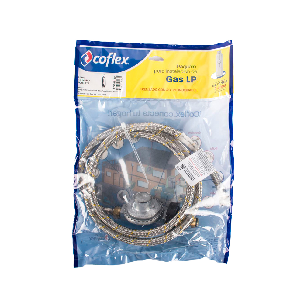 Paquete para instalación de gas LP Coflex - Plomerama